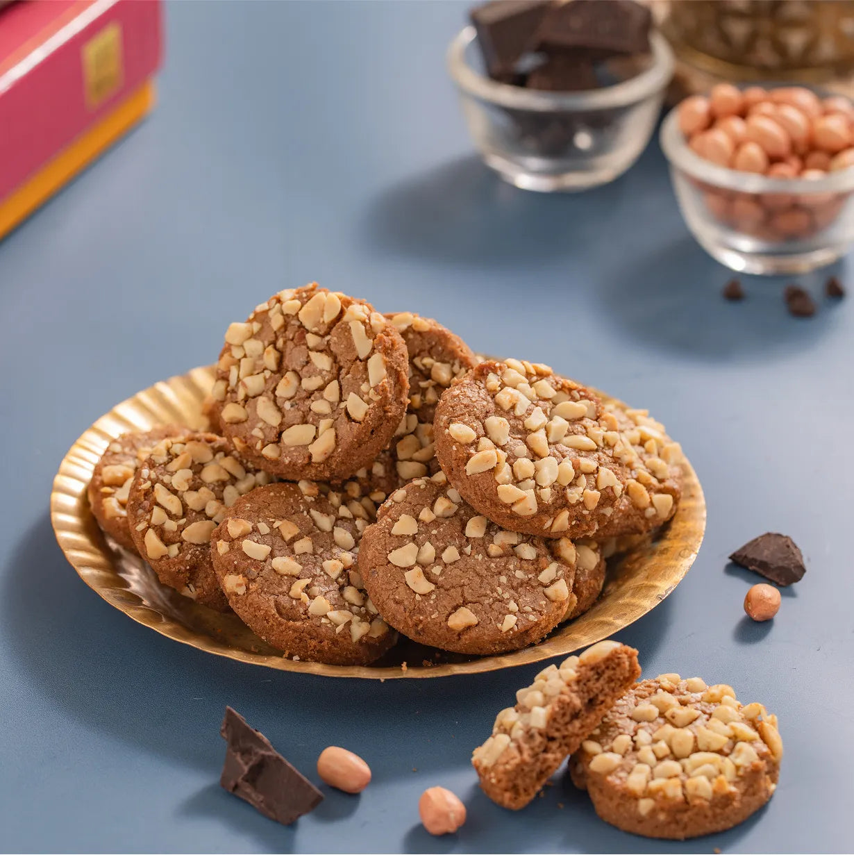 Chocolate Peanut Cookies (250G) - Sangam Sweets